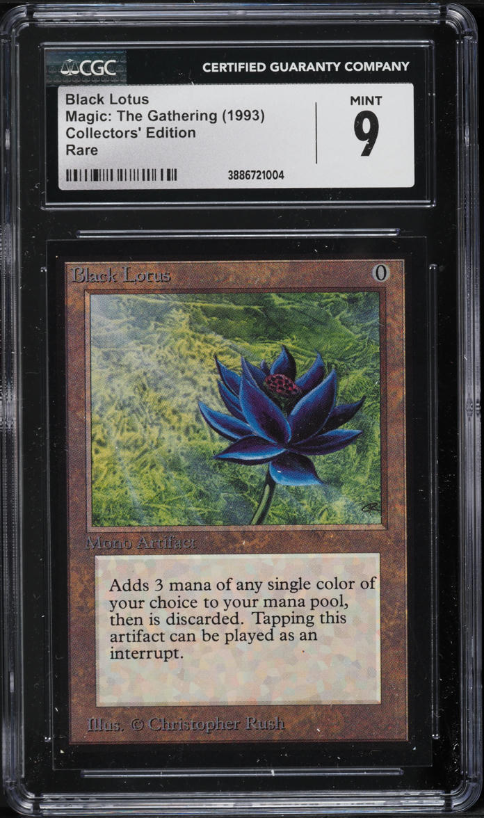 1993 Magic The Gathering MTG Collectors' Edition Black Lotus CGC 9 MINT on Fanatics Collect