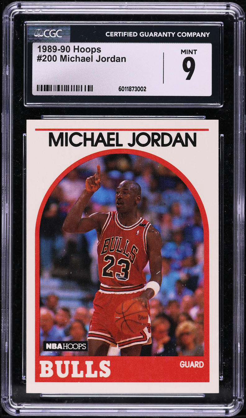 1989 Hoops Michael Jordan #200 CGC 9 MINT on Fanatics Collect