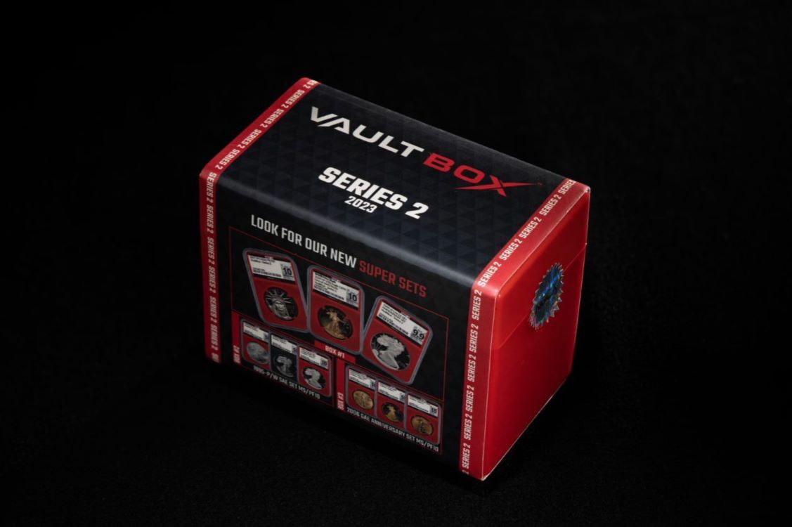 VaultBox Series 2 Sealed Coin Box NGCX Graded Coins (Pre-Sale, ships 4/ ...