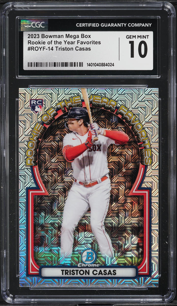 2023 Bowman Chrome Mega Box ROY Favorites Triston Casas ROOKIE #ROYF-14 ...