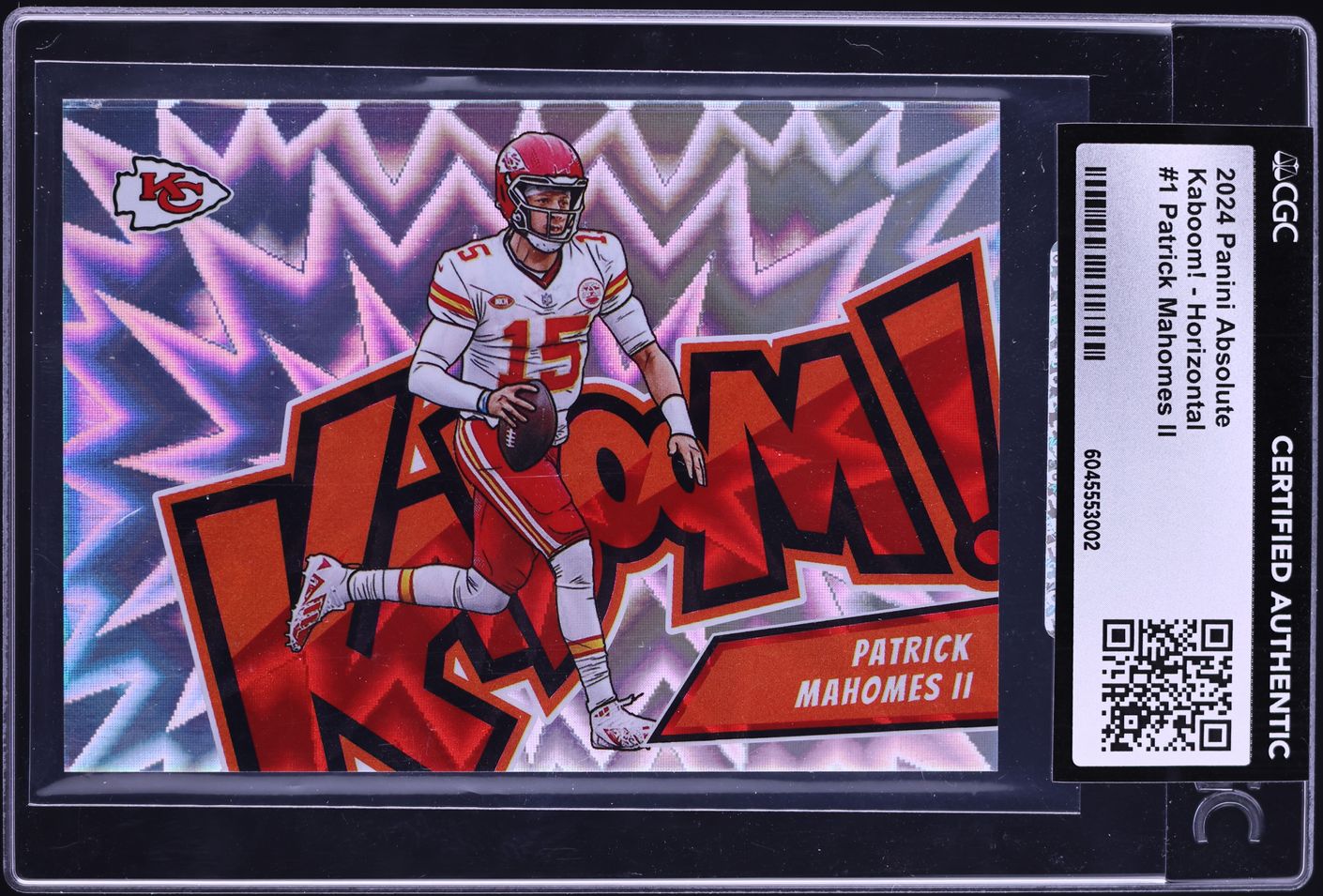 2024 Absolute Kaboom! Horizontal Patrick Mahomes II #1 CGC AUTH on ...