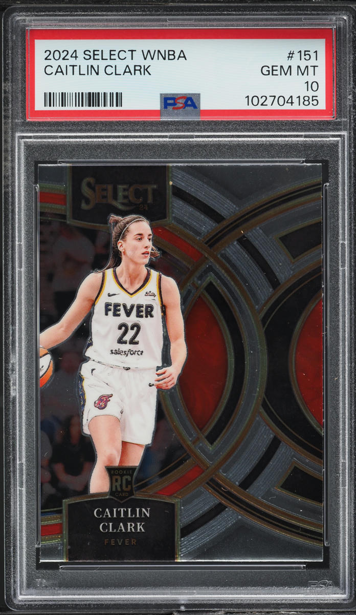 2024 Panini Select WNBA Premier Level Caitlin Clark ROOKIE #151 PSA 10 GEM MINT on Fanatics Collect