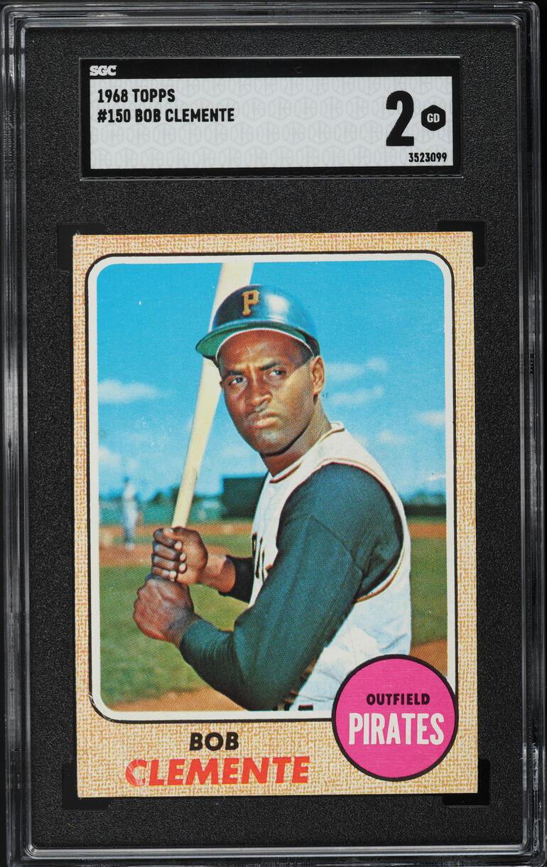 1968 Topps Bob Clemente #150 SGC 2 GD on Fanatics Collect