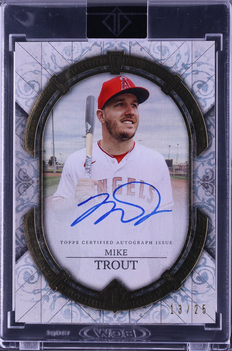 2024 Topps Transcendent Collection Mike Trout AUTO /25 #TCA-MT CGC AUTH ...