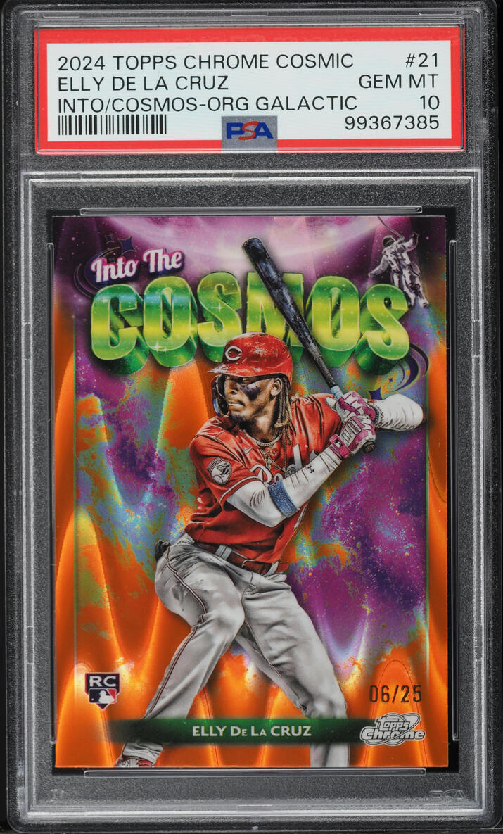 2024 Topps Chrome Cosmic Into The Cosmos Orange Elly De La Cruz RC /25 ...