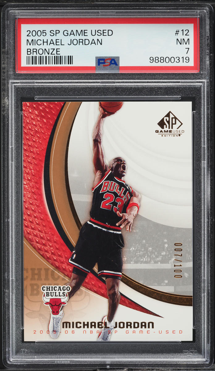 2005 SP Game Used Bronze Michael Jordan /100 #12 PSA 7 NRMT on Fanatics ...