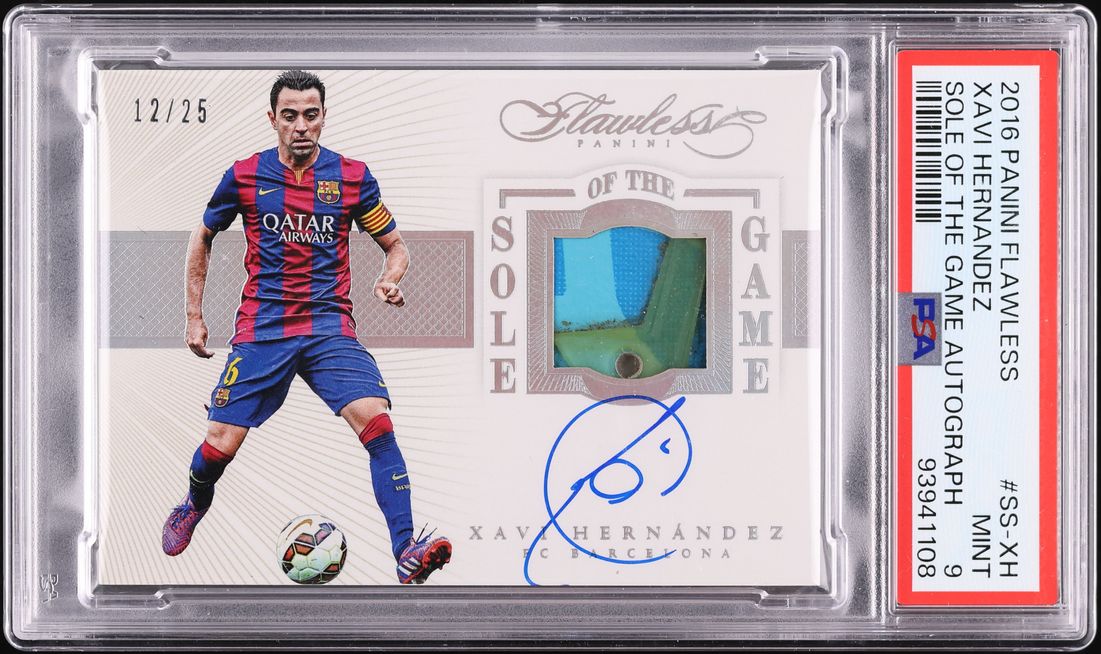 2015 Panini Flawless Sole Of The Game Xavi Hernandez PATCH AUTO /25 #SS ...