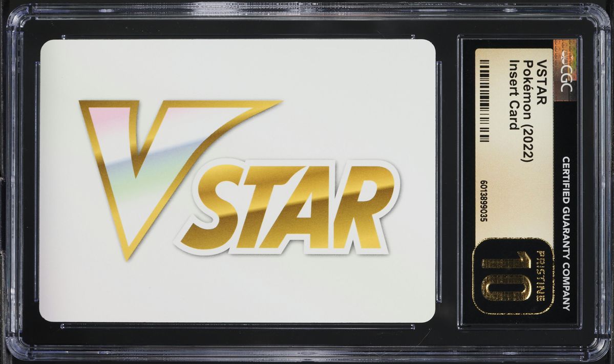 2022 Pokemon SWSH Insert Card VSTAR CGC 10 PRISTINE on Fanatics Collect