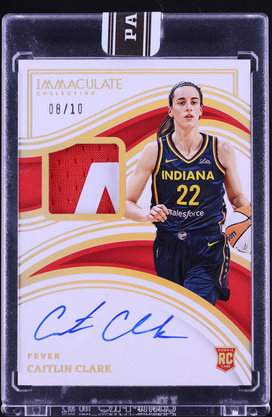 2024 Immaculate Collection WNBA Holo Gold Caitlin Clark ROOKIE PATCH ...