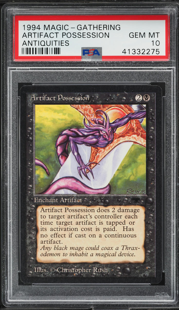 1994 Magic The Gathering MTG Antiquities Artifact Possession PSA 10 GEM MINT on Fanatics Collect