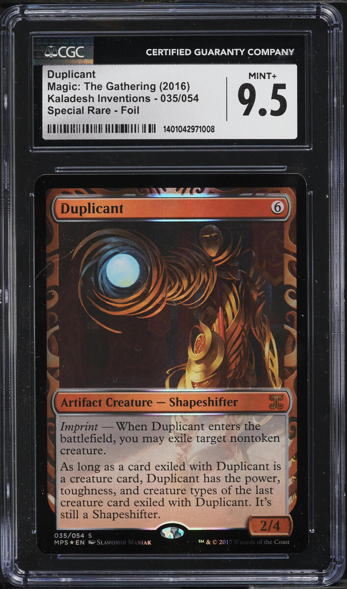 2016 Magic The Gathering MTG Kaladesh Inventions Foil Duplicant #35 CGC 9.5 on Fanatics Collect