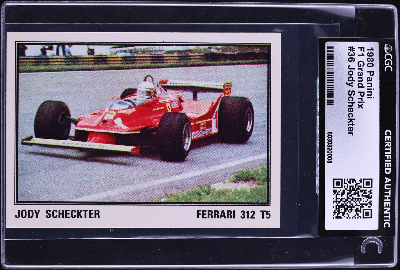 1980 Panini Formula 1 F1 Grand Prix Jody Scheckter #36 CGC AUTH on ...