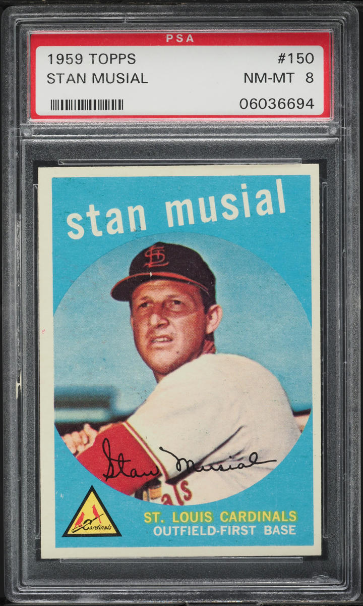 1959 Topps Stan Musial #150 PSA 8 NM-MT on Fanatics Collect