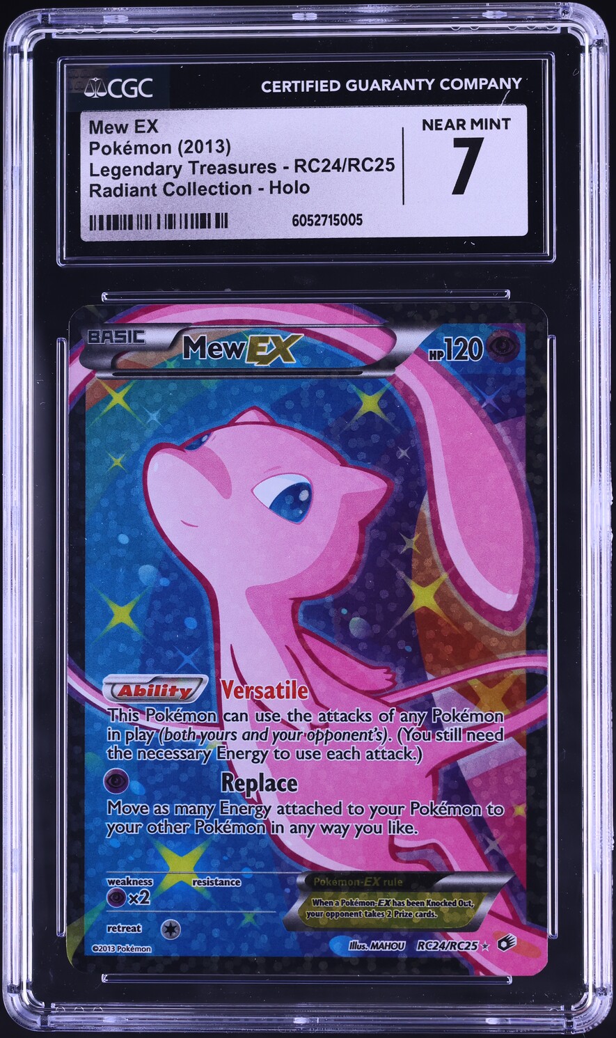 2013 Pokemon BW Legendary Treasures Radiant Collection Holo Mew EX # ...
