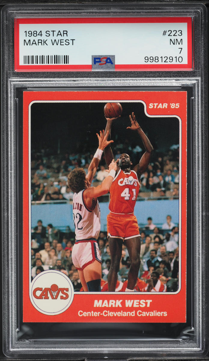 1984 Star Basketball Mark West ROOKIE #223 PSA 7 NRMT on Fanatics Collect