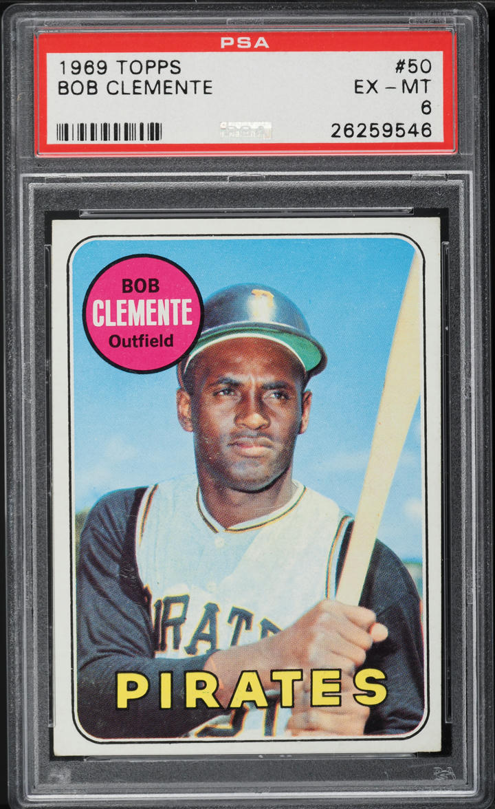 1969 Topps Roberto Clemente #50 PSA 6 EXMT on Fanatics Collect