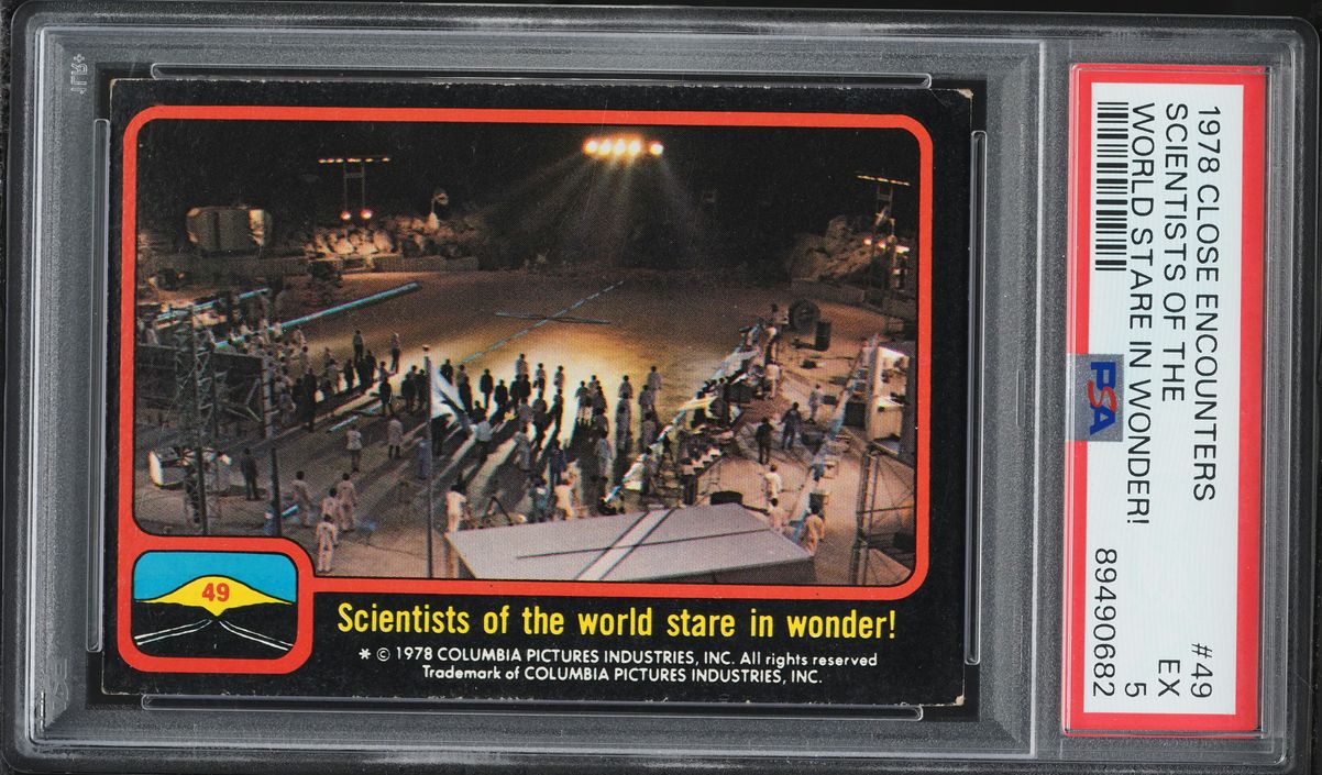1978 Close Encounters Scientists Of The World Stare In Wonder! #49 PSA ...