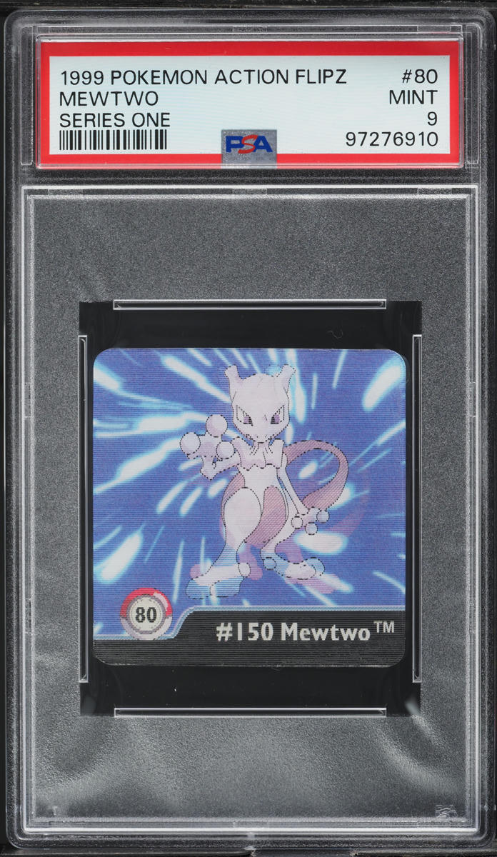 1999 Pokemon Action Flipz Series One Mewtwo #80 PSA 9 MINT on Fanatics ...