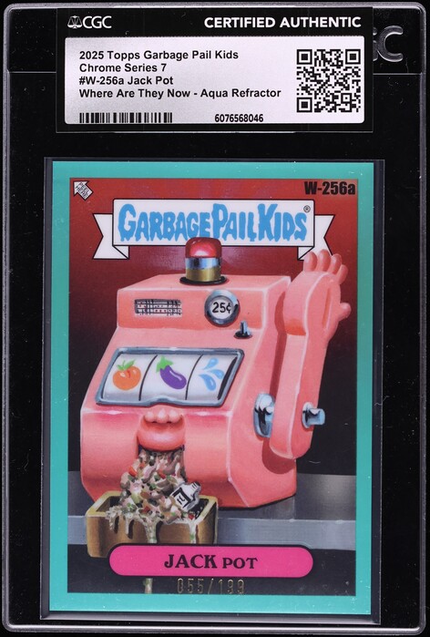 2025 Topps Chrome GPK Where Are They Now Aqua Refractor Jack Pot /199 ...
