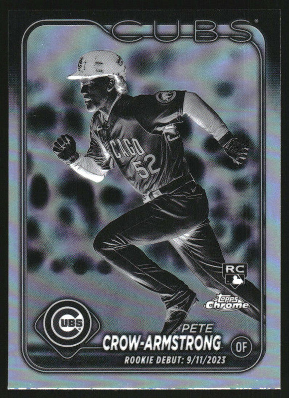 2024 Topps Chrome Update Negative Refractor #USC158 Pete Crow-Armstrong ...