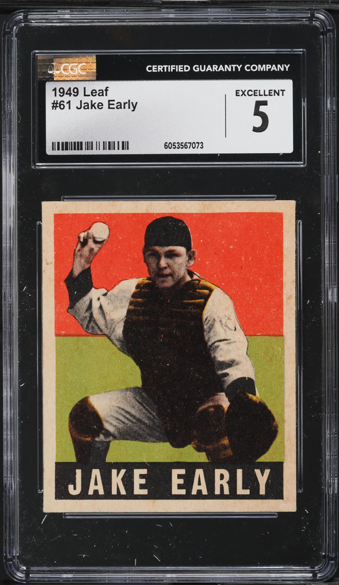 1948 Leaf Jake Early #61 CGC 5 EX on Fanatics Collect
