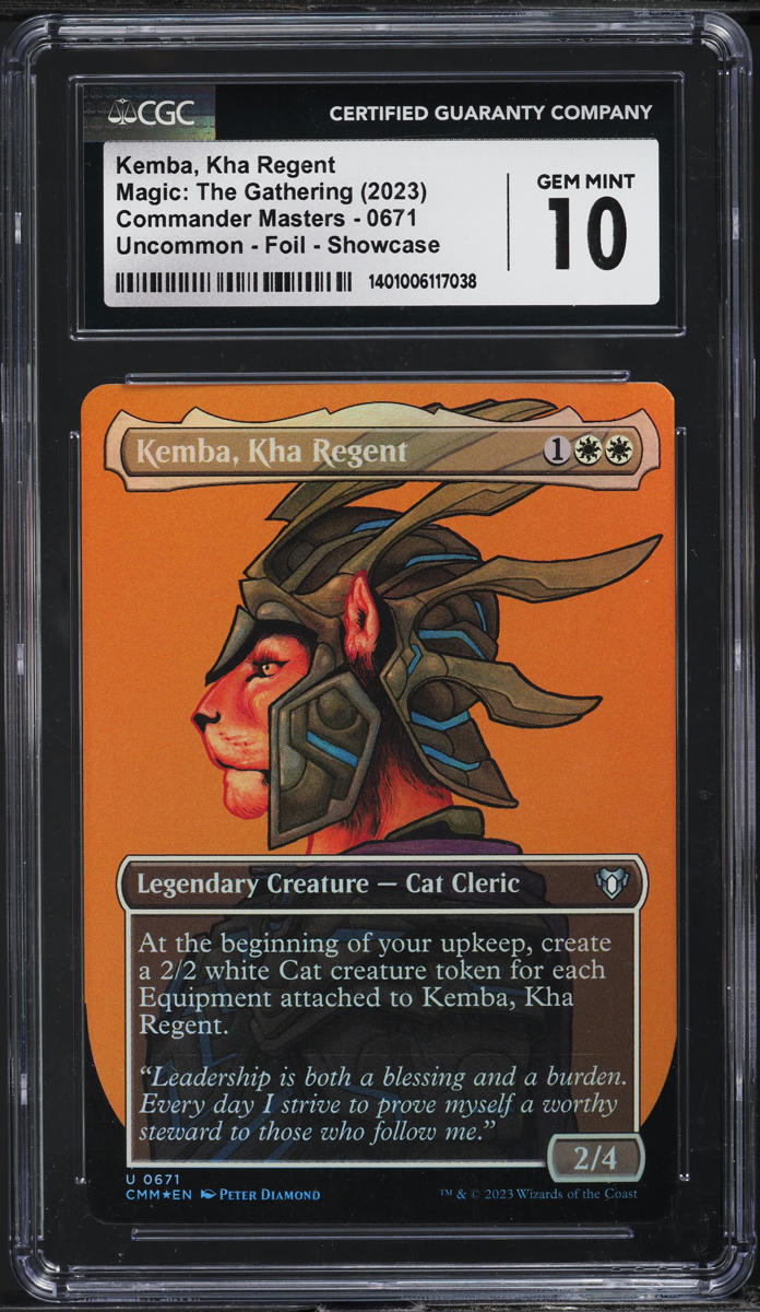 2023 Magic The Gathering Commander Masters Foil Showcase Kemba Kha ...