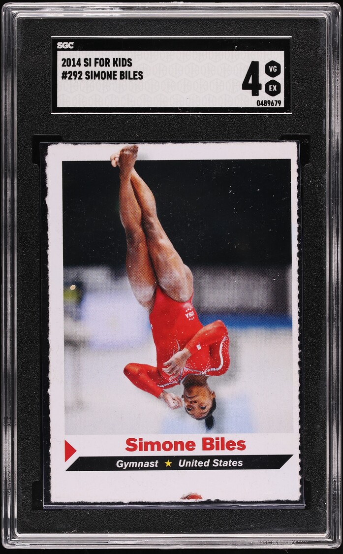 2014 Sports Illustrated For Kids Simone Biles ROOKIE #292 SGC 4 VGEX on ...