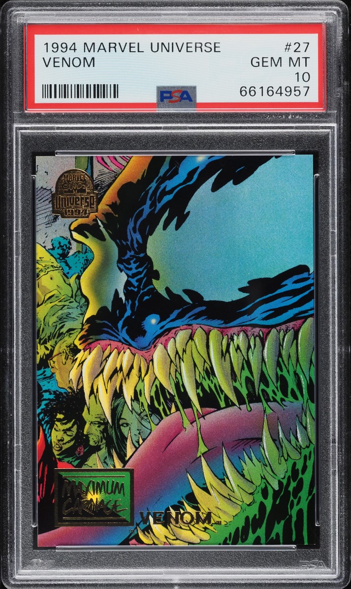 1994 Marvel Universe Venom #27 PSA 10 GEM MINT on Fanatics Collect