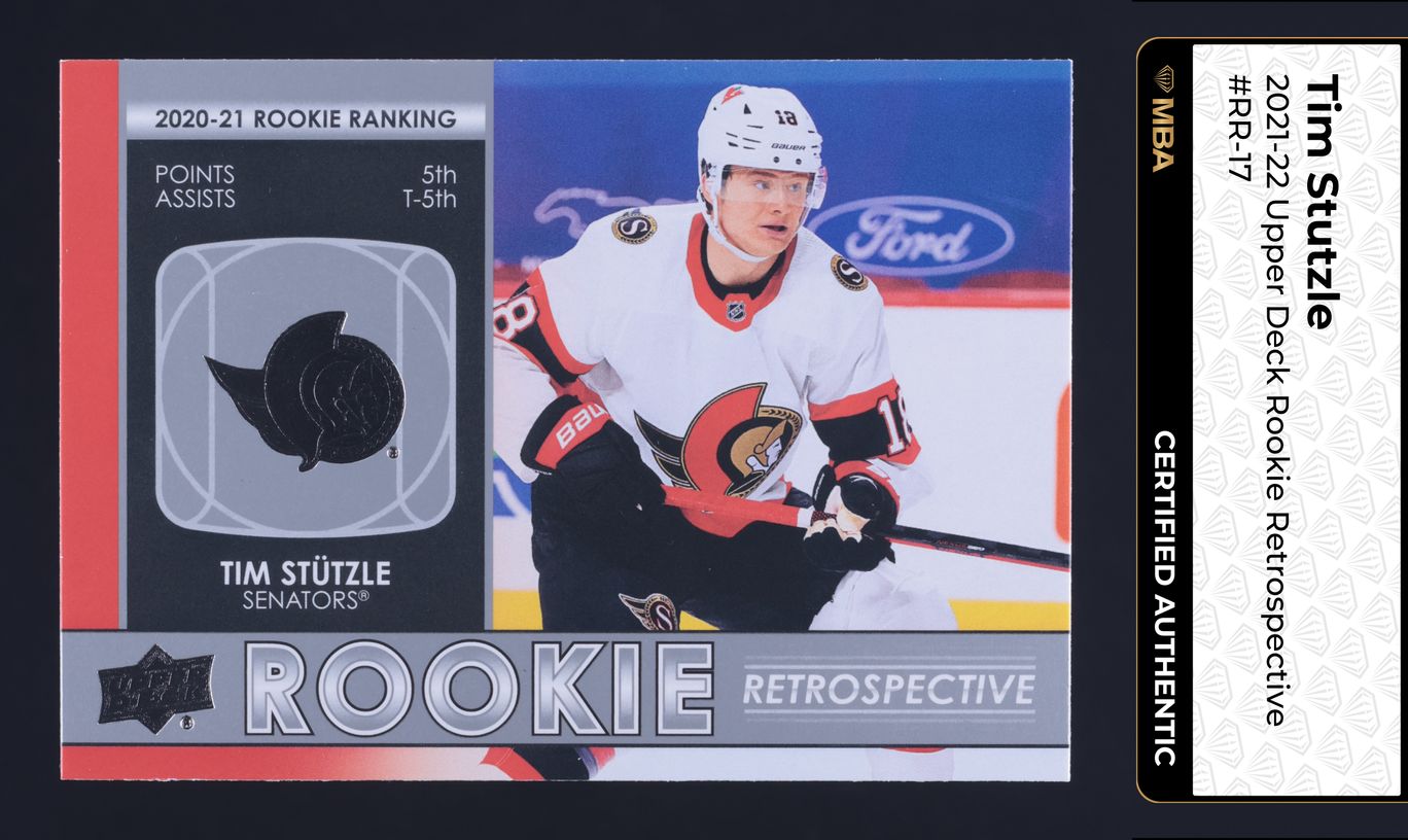 2021 Upper Deck Retrospective Tim Stutzle #RR-17 MBA AUTH on Fanatics ...