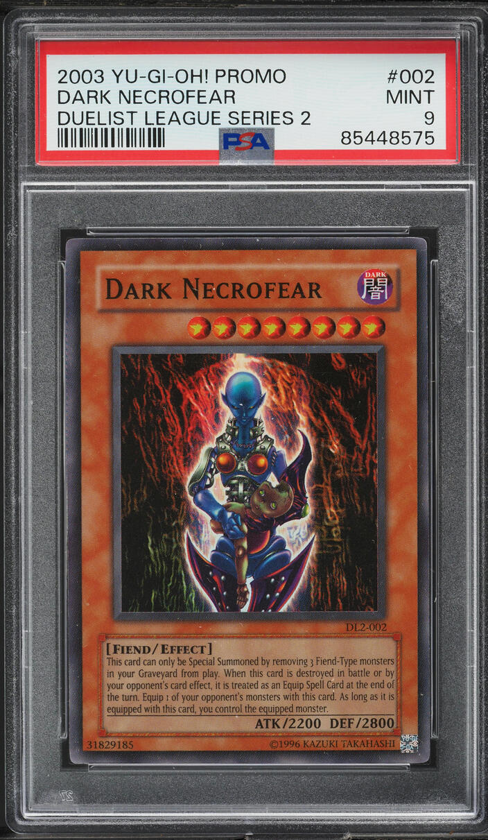 2003 Yu-Gi-Oh! Promo Duelist League Series 2 Dark Necrofear #DL2-002 ...