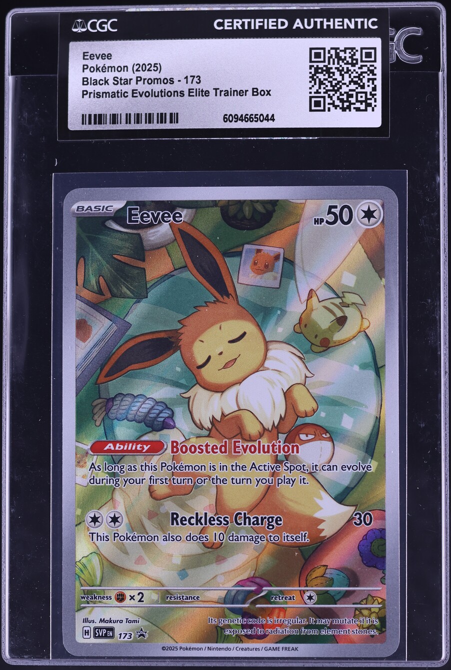2025 Pokemon Scarlet & Violet Promo Prismatic Evolutions ETB Full Art ...
