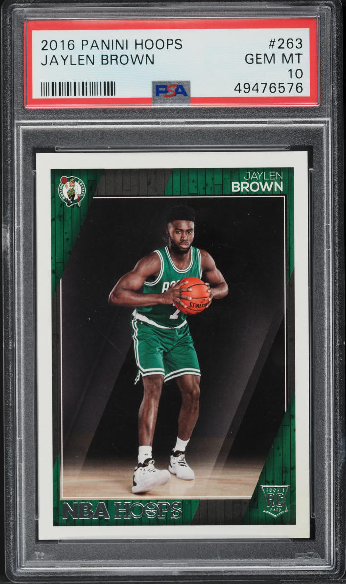 2016 Hoops Jaylen Brown ROOKIE #263 PSA 10 GEM MINT on Fanatics Collect