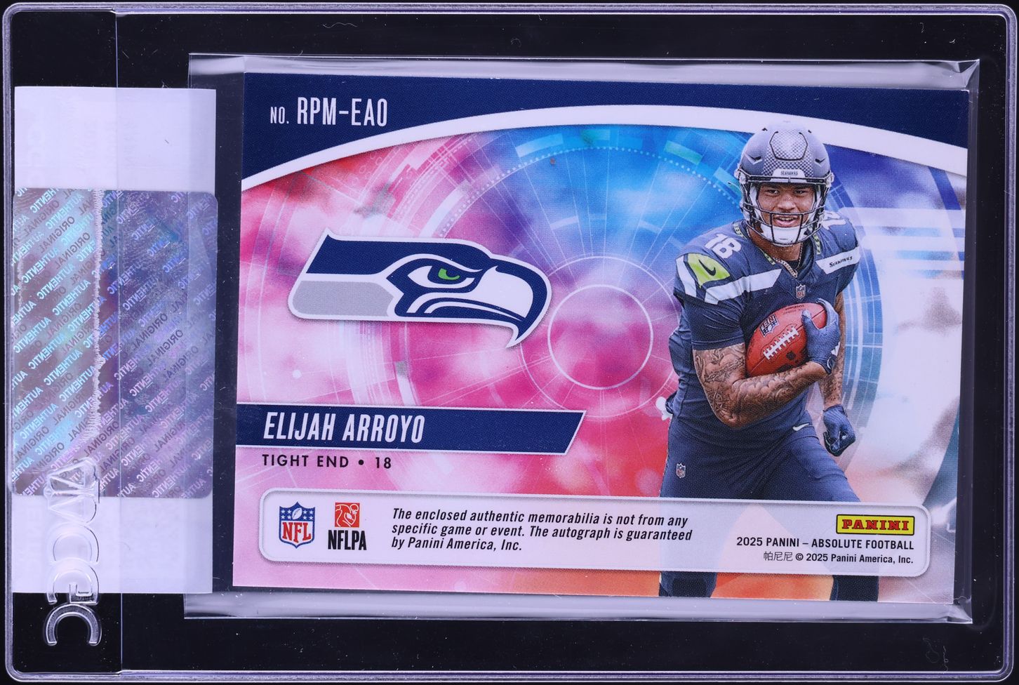 2025 Absolute Premiere Quad Elijah Arroyo ROOKIE PATCH AUTO /299 #RPM-EAO CGC AUTH on Fanatics ...
