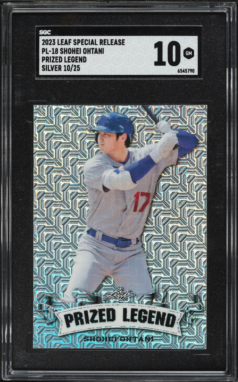 2023 Leaf Special Release Metal Prized Legend Silver Shohei Ohtani /25 ...