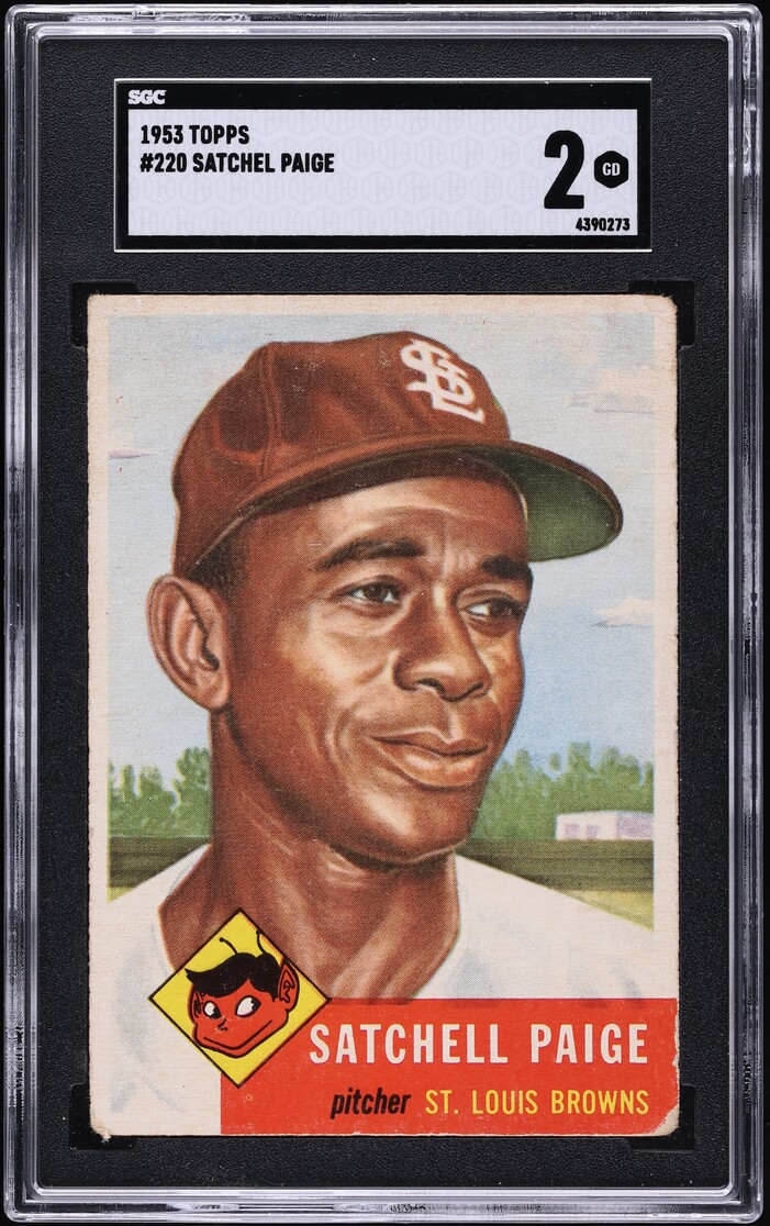 1953 Topps Satchel Paige #220 SGC 2 GD on Fanatics Collect