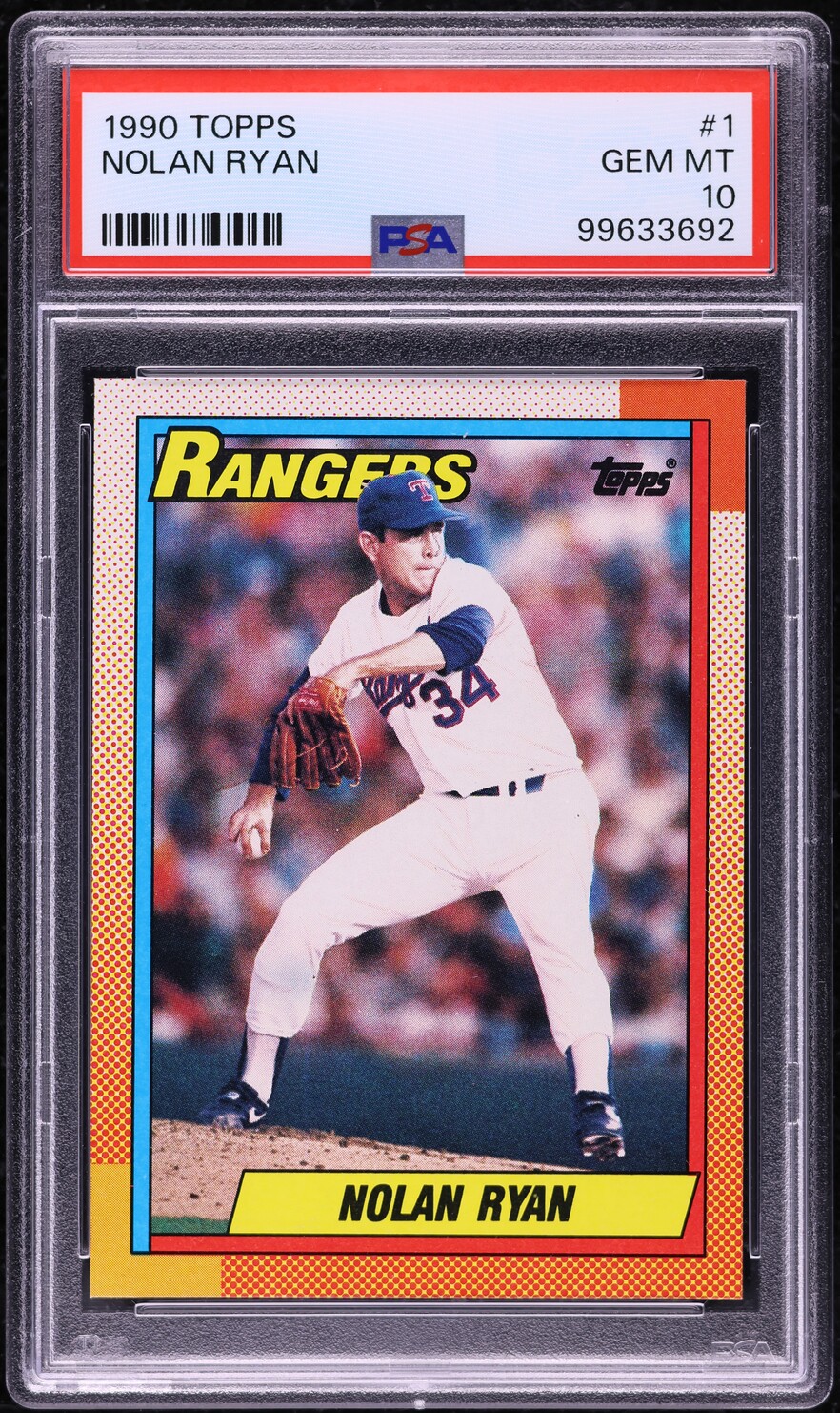 1990 Topps Nolan Ryan #1 PSA 10 GEM MINT on Fanatics Collect