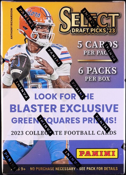 2023 Select Draft Picks Football Sealed Blaster Box on Fanatics Collect