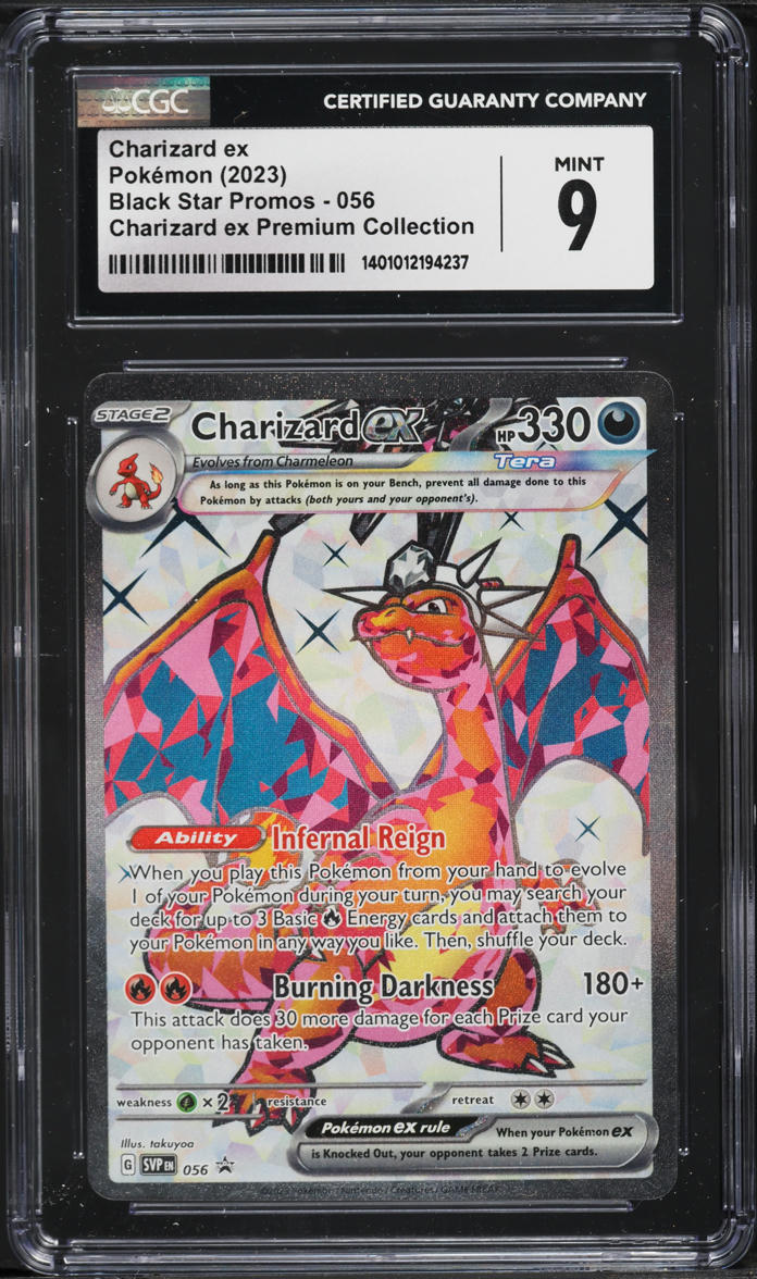 2023 Pokemon SV Black Star Promo Premium Collection Charizard ex #56 ...