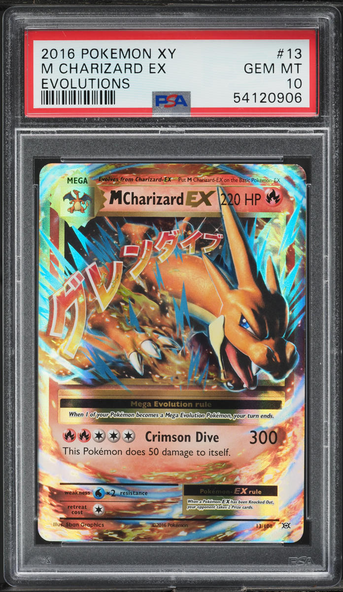 2016 Pokemon XY Evolutions Holo M Charizard EX #13 PSA 10 GEM MINT on Fanatics Collect