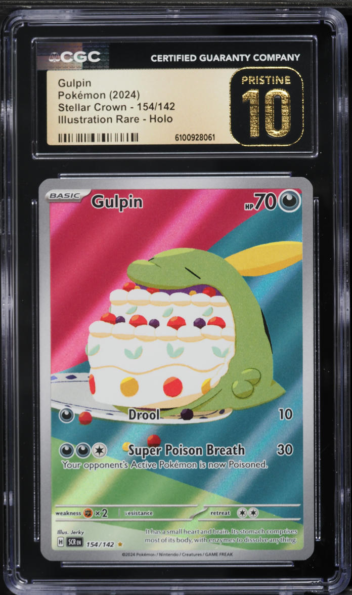 2024 Pokemon Scarlet & Violet Stellar Crown IR Gulpin #154 CGC 10 ...