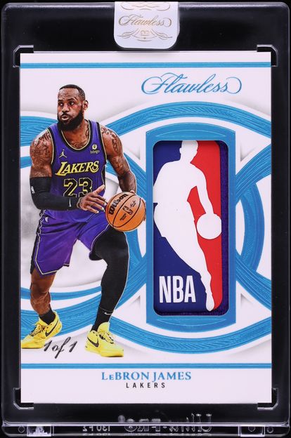 2024 Panini Flawless Platinum LeBron James NBA LOGOMAN PATCH 1/1 #LGM ...
