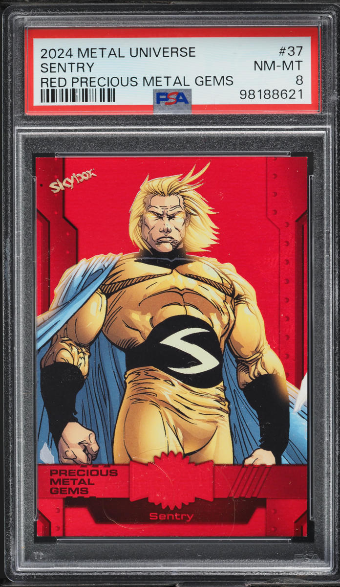 2024 Metal Universe Precious Metal Gems PMG Red Sentry /100 #37 PSA 8 ...