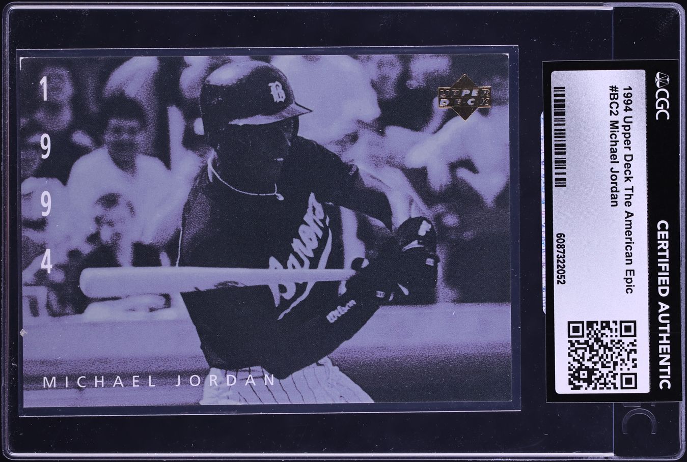 1994 Upper Deck The American Epic Michael Jordan ROOKIE #BC2 CGC AUTH ...