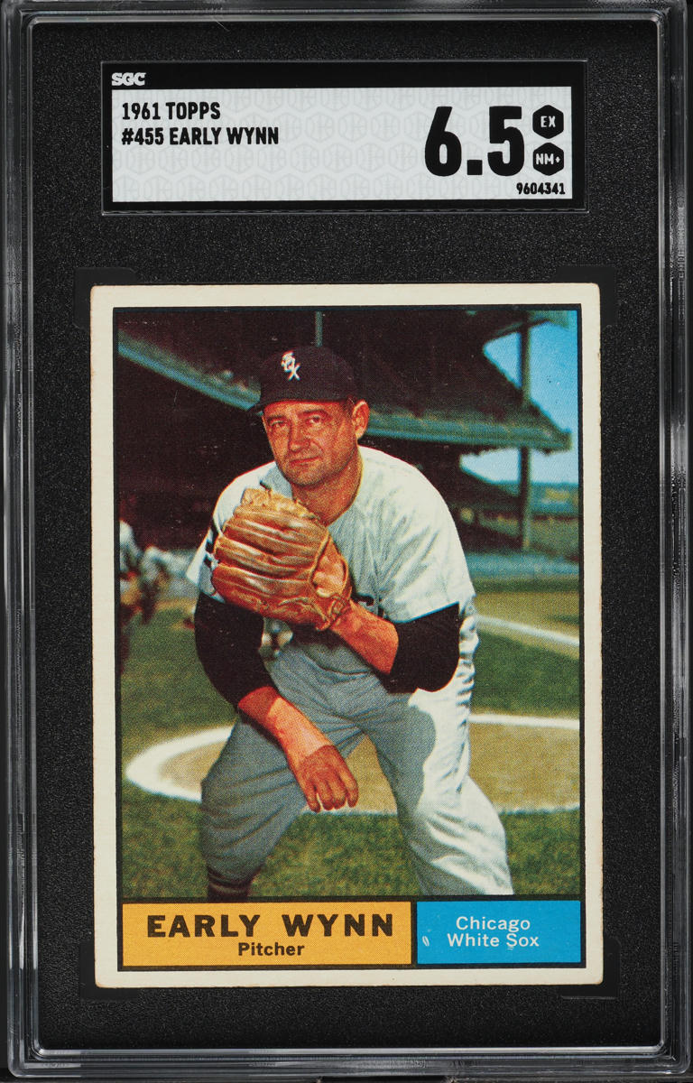 1961 Topps Early Wynn #455 SGC 6.5 EXMT+ on Fanatics Collect