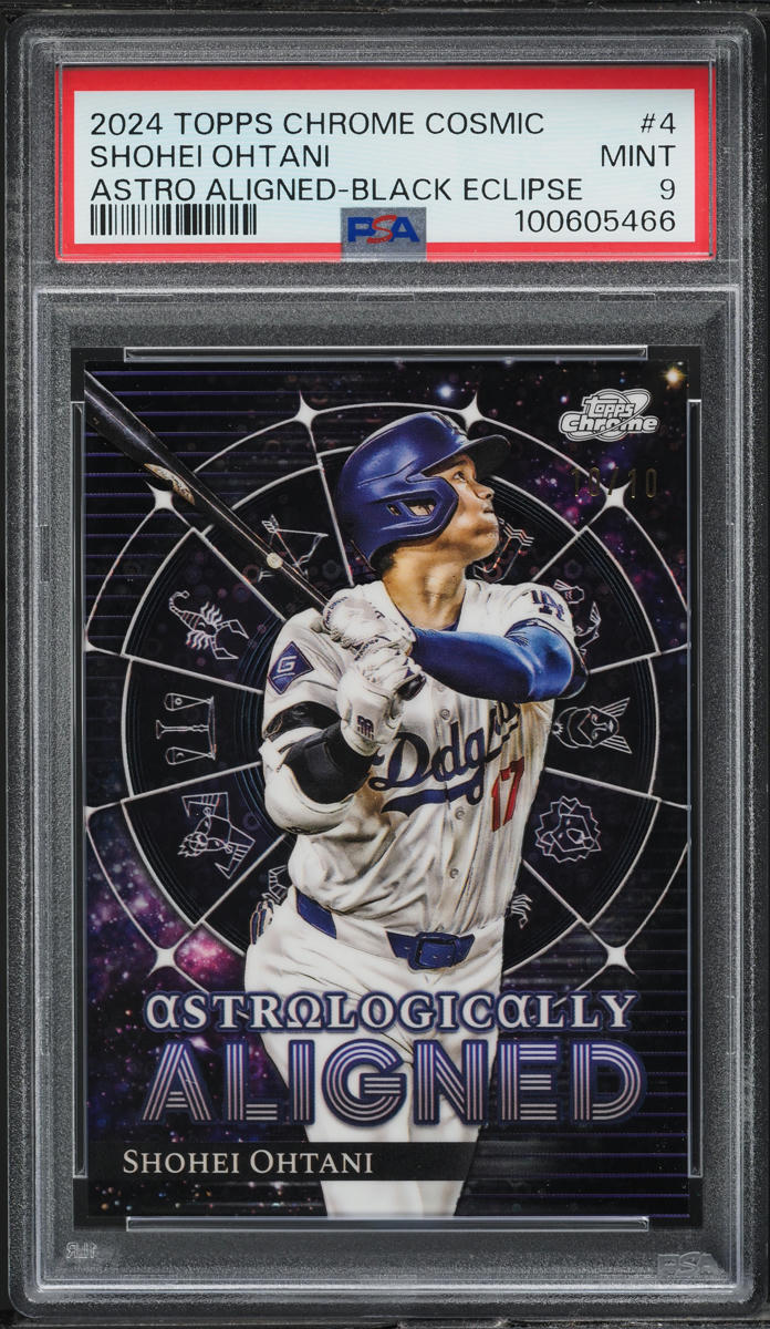 2024 Topps Chrome Cosmic Astro Aligned Black Eclipse Shohei Ohtani /10 ...