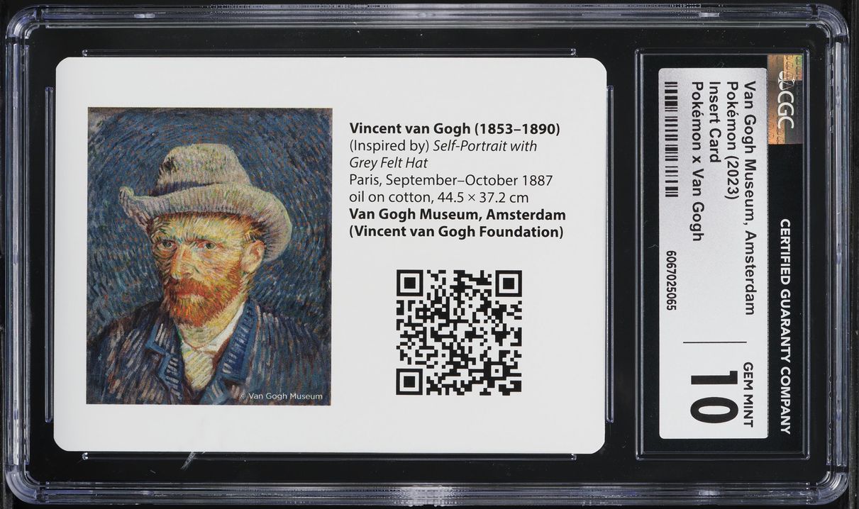 2023 Pokemon X Van Gogh Museum Amsterdam Insert Card CGC 10 GEM MINT on ...