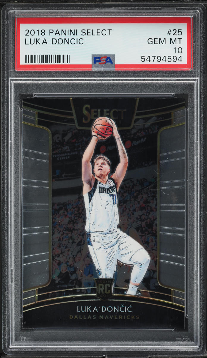 2018 Select Concourse Luka Doncic ROOKIE #25 PSA 10 GEM MINT on ...