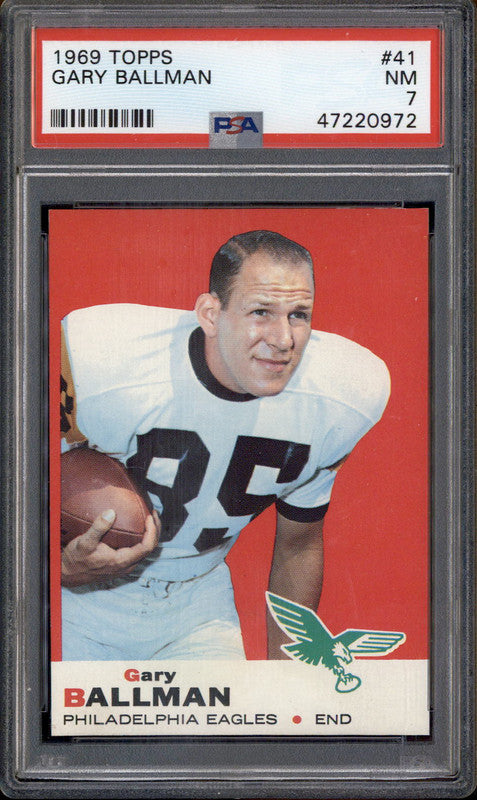 1969 Topps #41 Gary Ballman PSA 7 on Fanatics Collect
