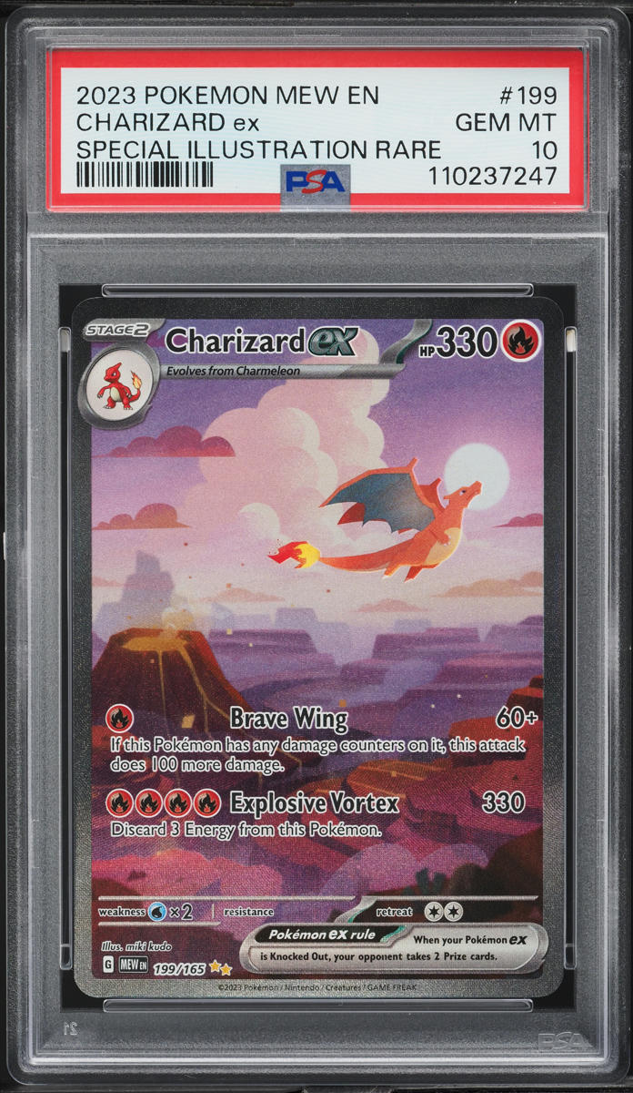 2023 Pokemon Scarlet & Violet 151 SIR Charizard ex #199 PSA 10 GEM MINT ...