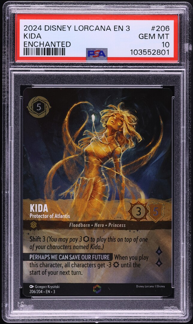 2024 Disney Lorcana Into The Inklands Enchanted Kida Protector Of ...